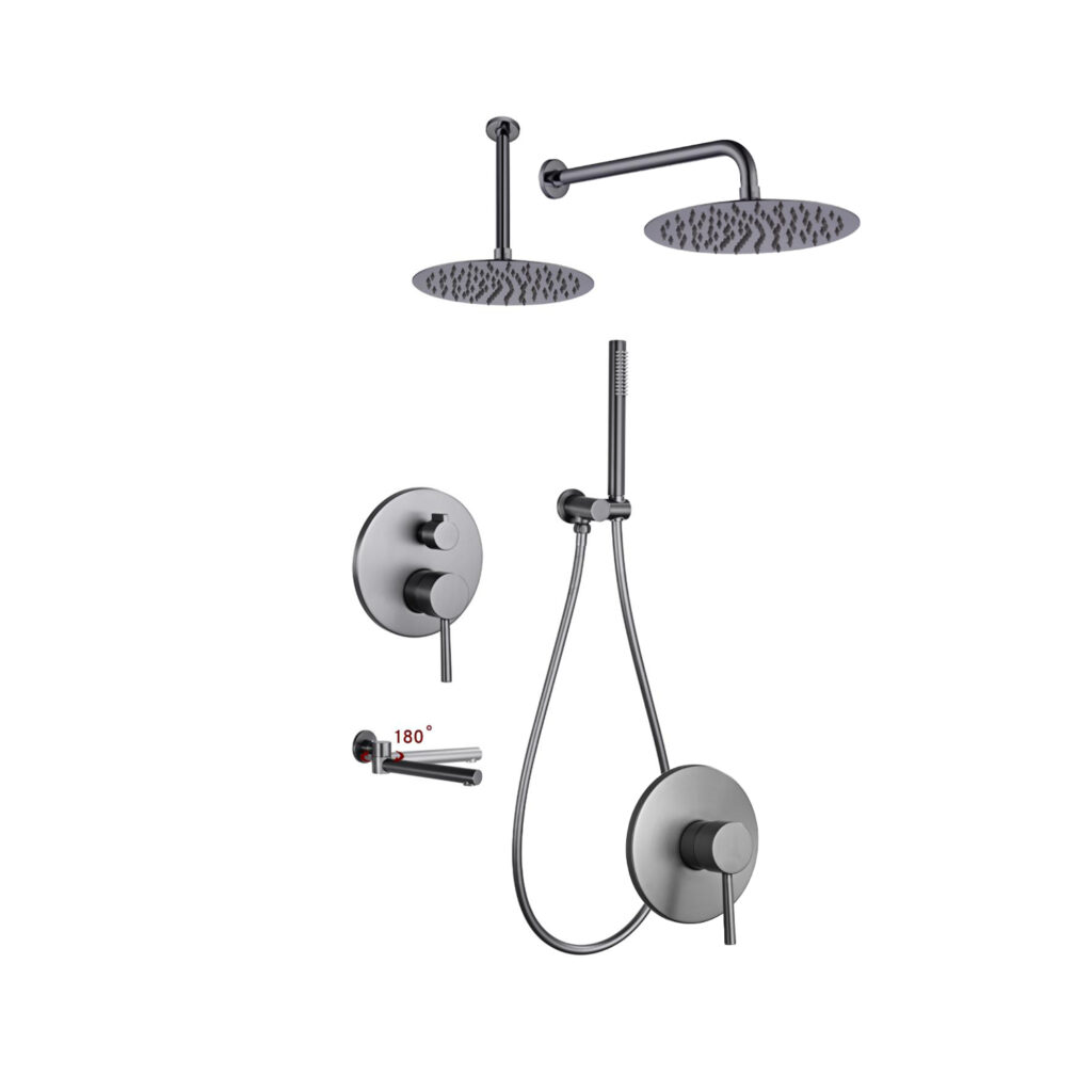 CONCEALED RAIN-SHOWER MIXER 1002.1003.1004GM - AALTO