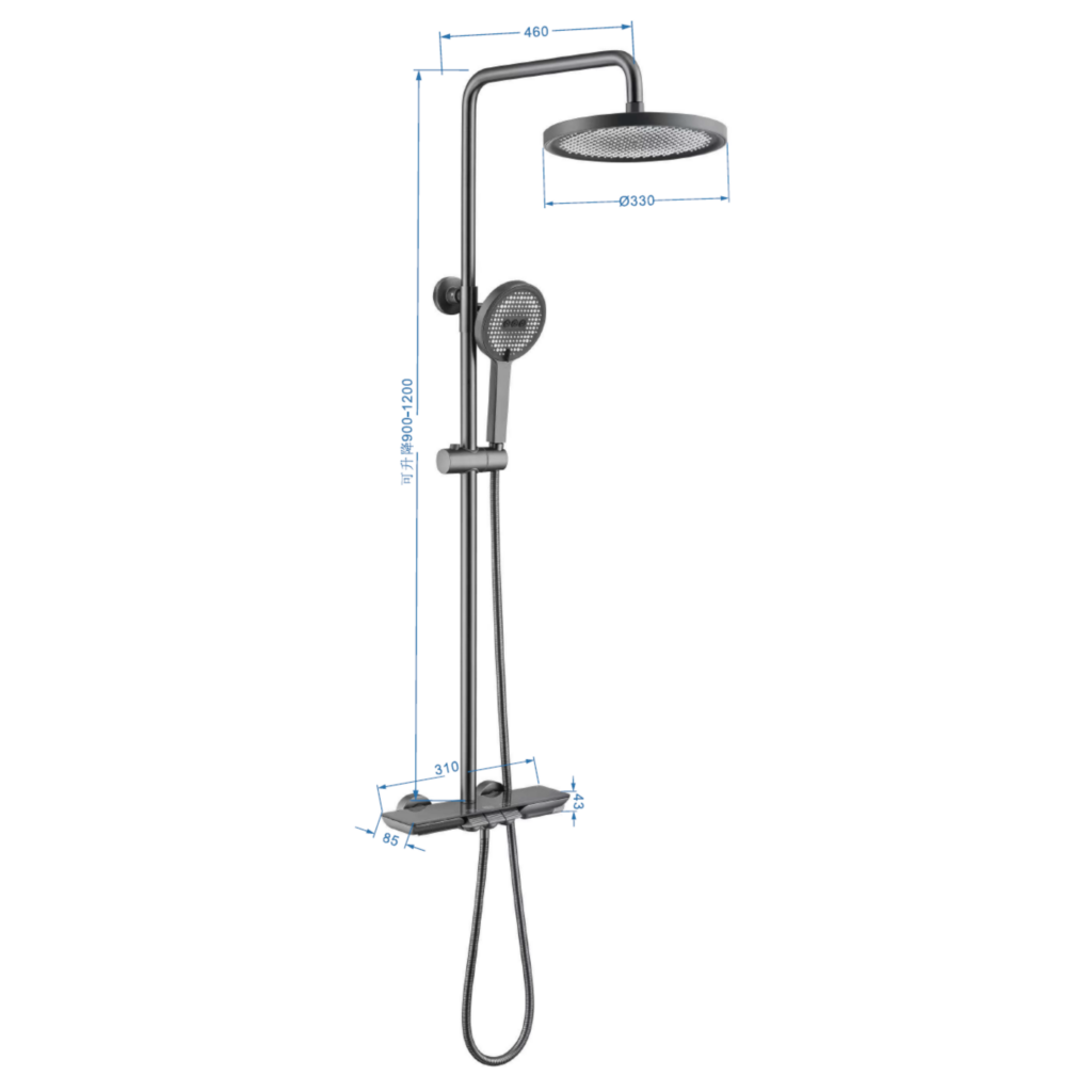 RAIN-SHOWER MIXER 046GM - AALTO
