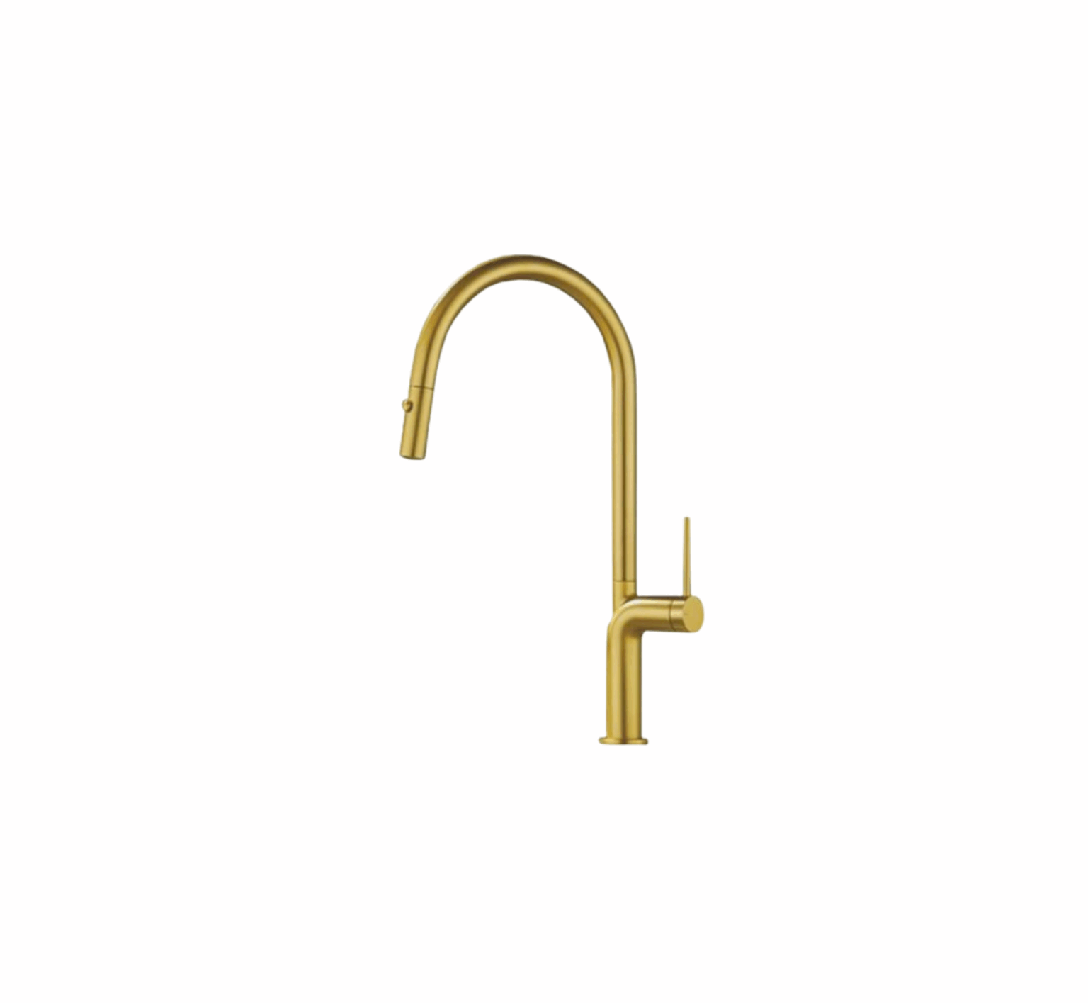 Luxury Golden Kitchen Faucet With Pull-Out Black Hose – Modern Light ...